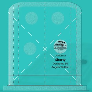 Angela Walters Creative Grids Machine Quilting Rulers - Non Slip 1/4 ...