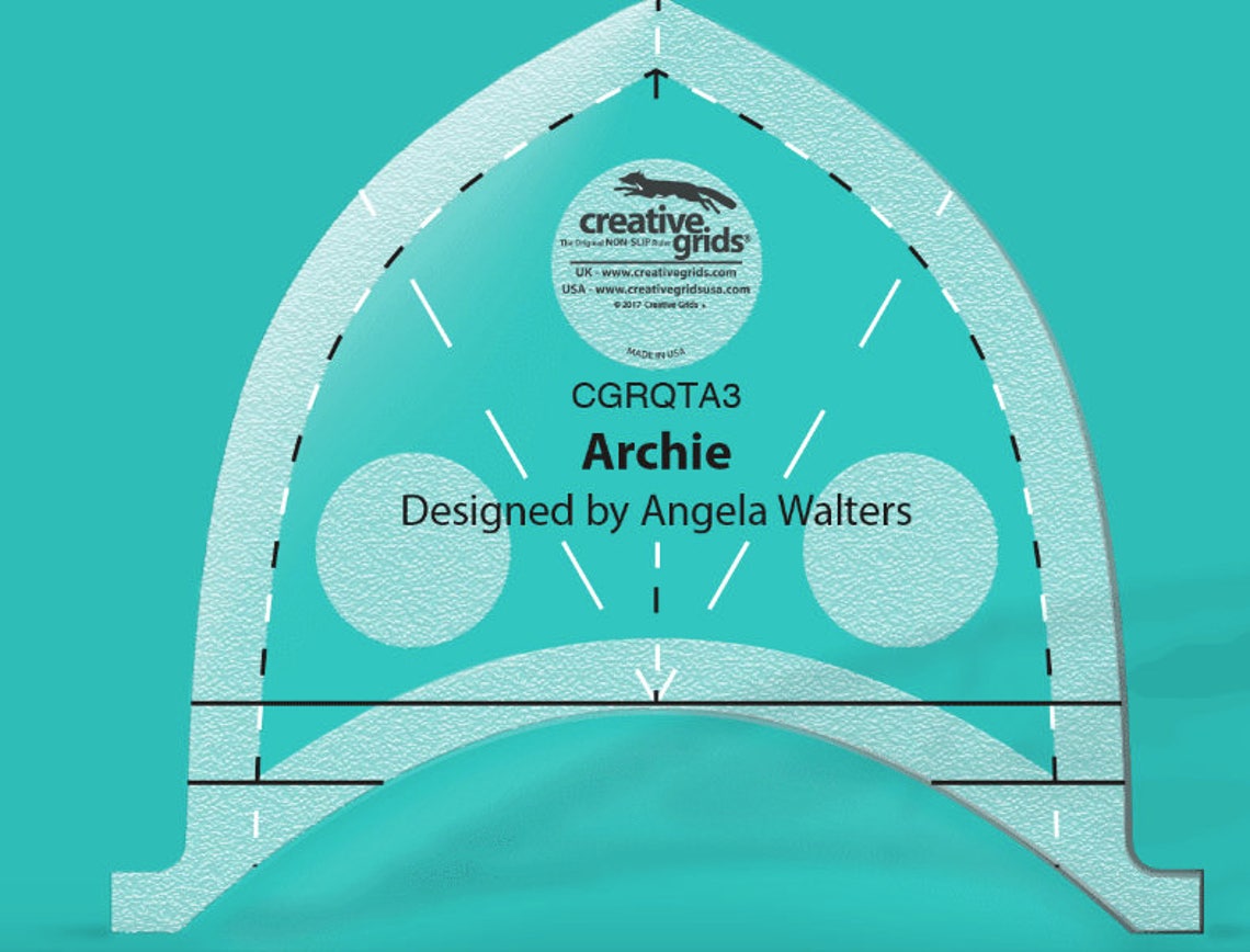 Angela Walters Creative Grids Machine Quilting Rulers Non - Etsy