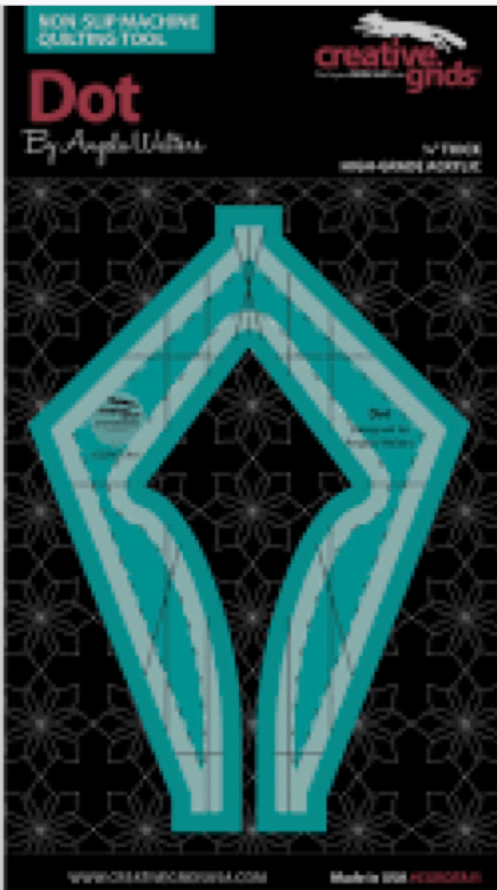 Petunia Dot Smiley Angela Walters Creative Grids Rulers. - Etsy