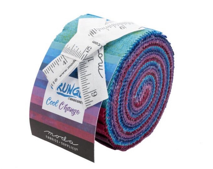 Grunge Cool Change 2-1/2 Inch Junior Jelly Roll by Basic Grey - Etsy