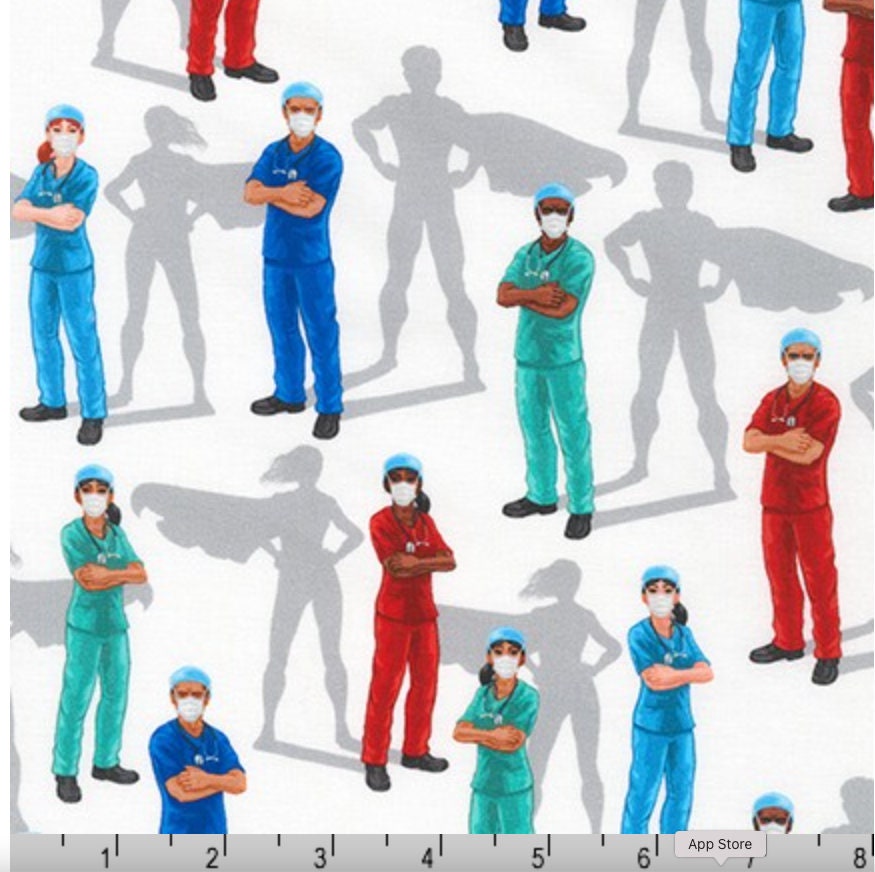 Front Line Heroes / First Responder Fabric / Robert Kaufman / - Etsy