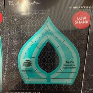 LOW SHANK Angela Walters Creative Grids Rulers Taj-low, Squiggy-low, or ...