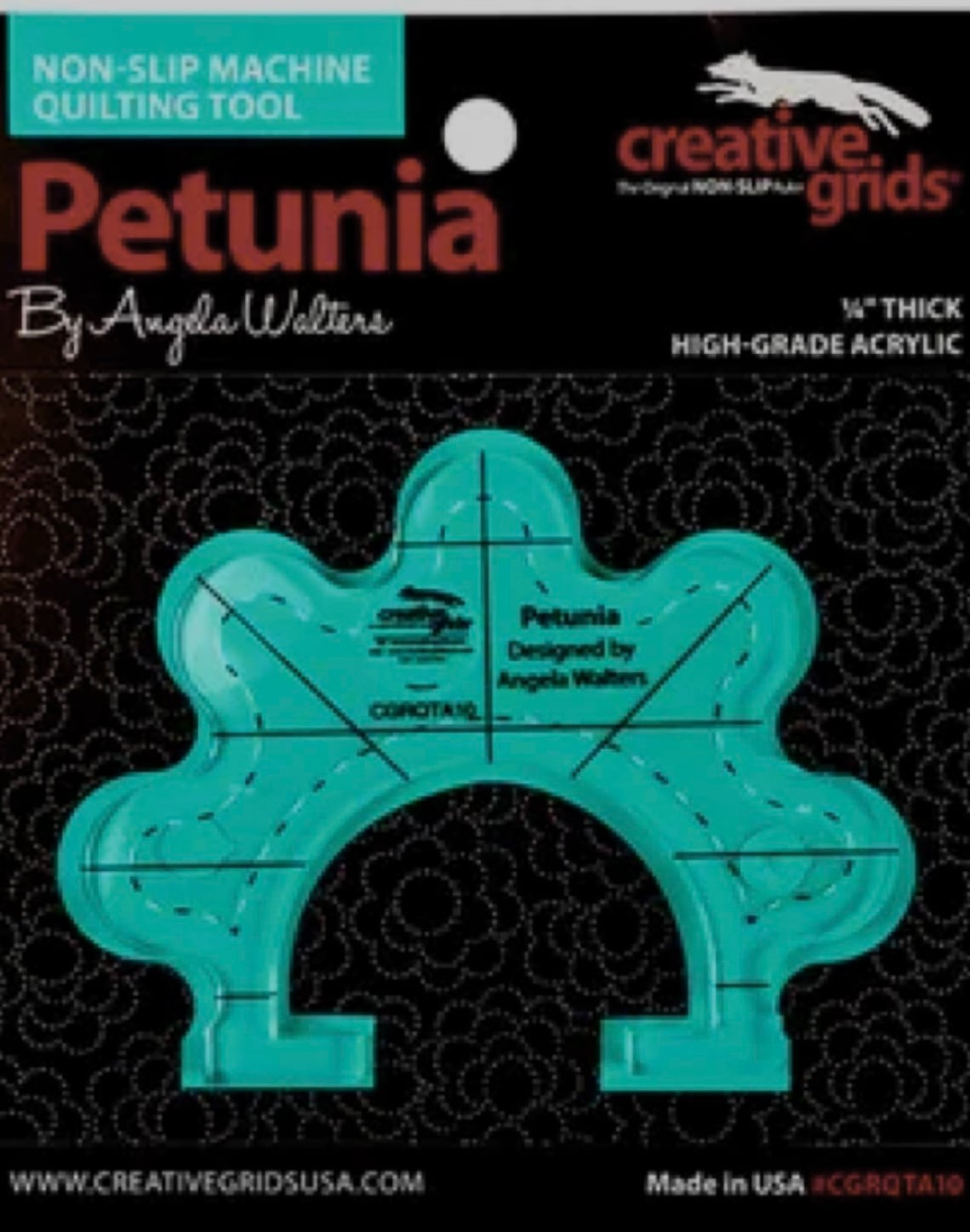 Petunia Dot Smiley Angela Walters Creative Grids Rulers. - Etsy