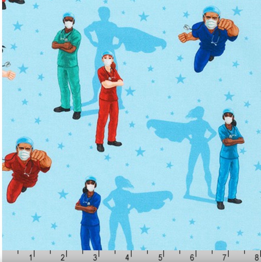 Front Line Heroes / First Responder Fabric / Robert Kaufman / - Etsy