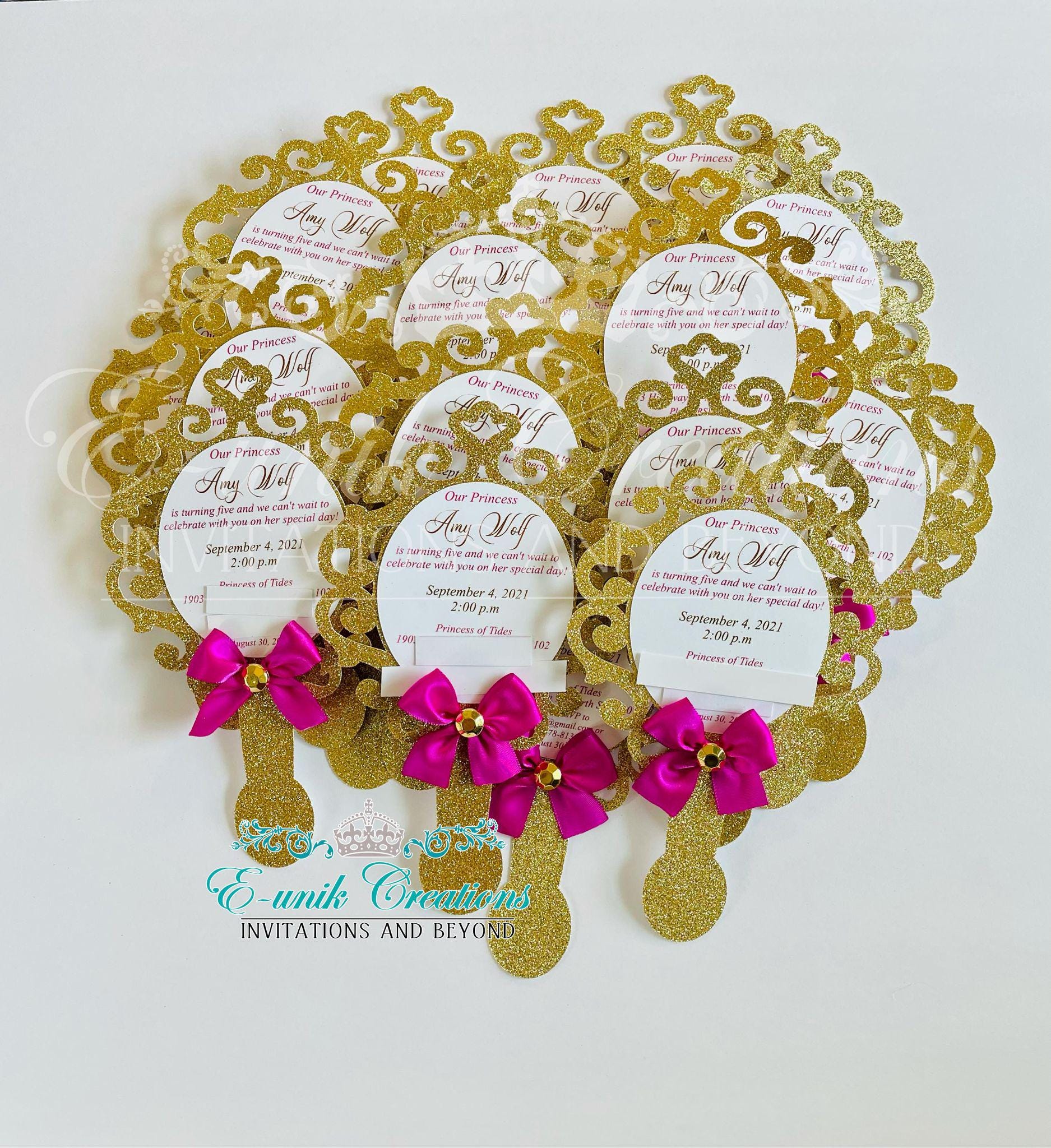Princess Mirror Invitation Cut File: SVG, PNG, PDF (digital Download ...