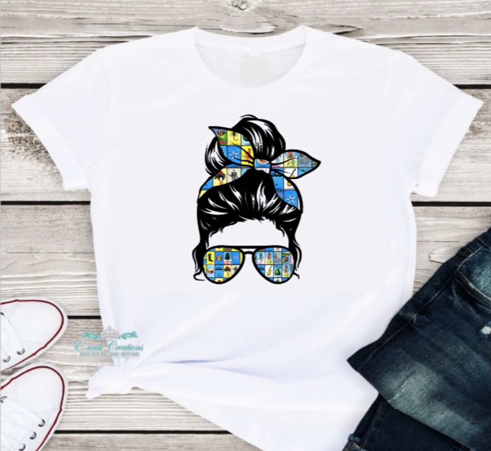Loteria T-shirt Messy Bun Shirt Messy Bun Loteria Loteria - Etsy