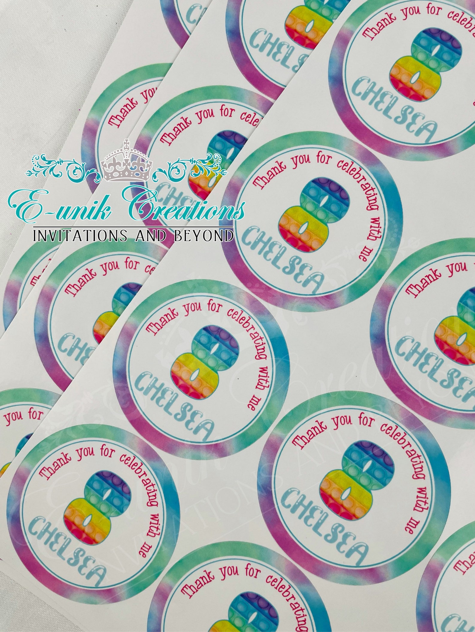 Pop It Stickers Pop It Party Pop It Birthday Pop It Toy - Etsy