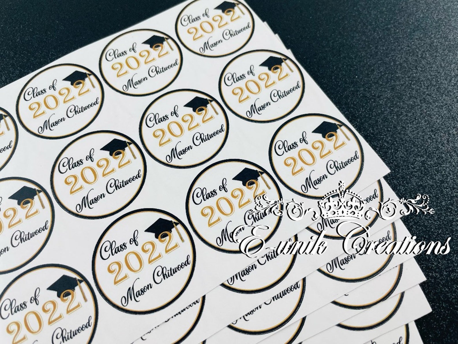 Personalized Graduation Stickers Class of 2022 Stickers - Etsy
