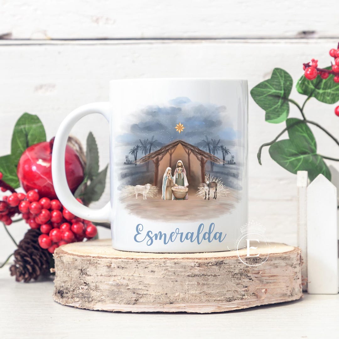 Nativity Mug | Personalized Nativity Mug | Nativity Christmas Mug ...