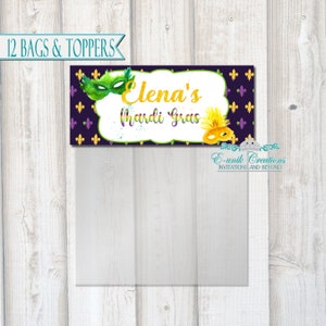 Mardi Gras Candy Bag, Mardi Gras Favor Bag, Mardi Gras Party, Mardi ...