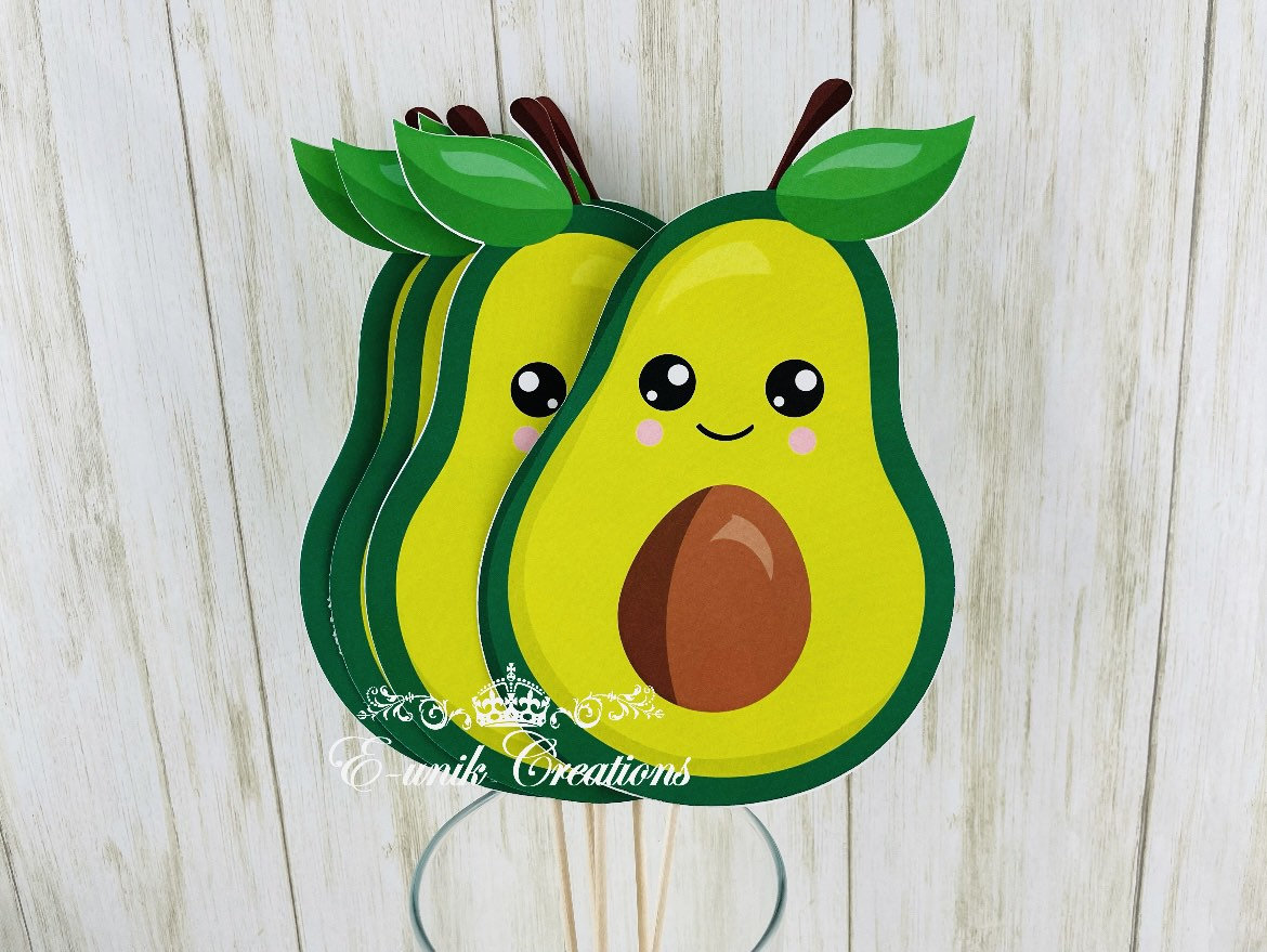 Avocado Centerpieces Avocado Centerpiece Topper Avocado - Etsy