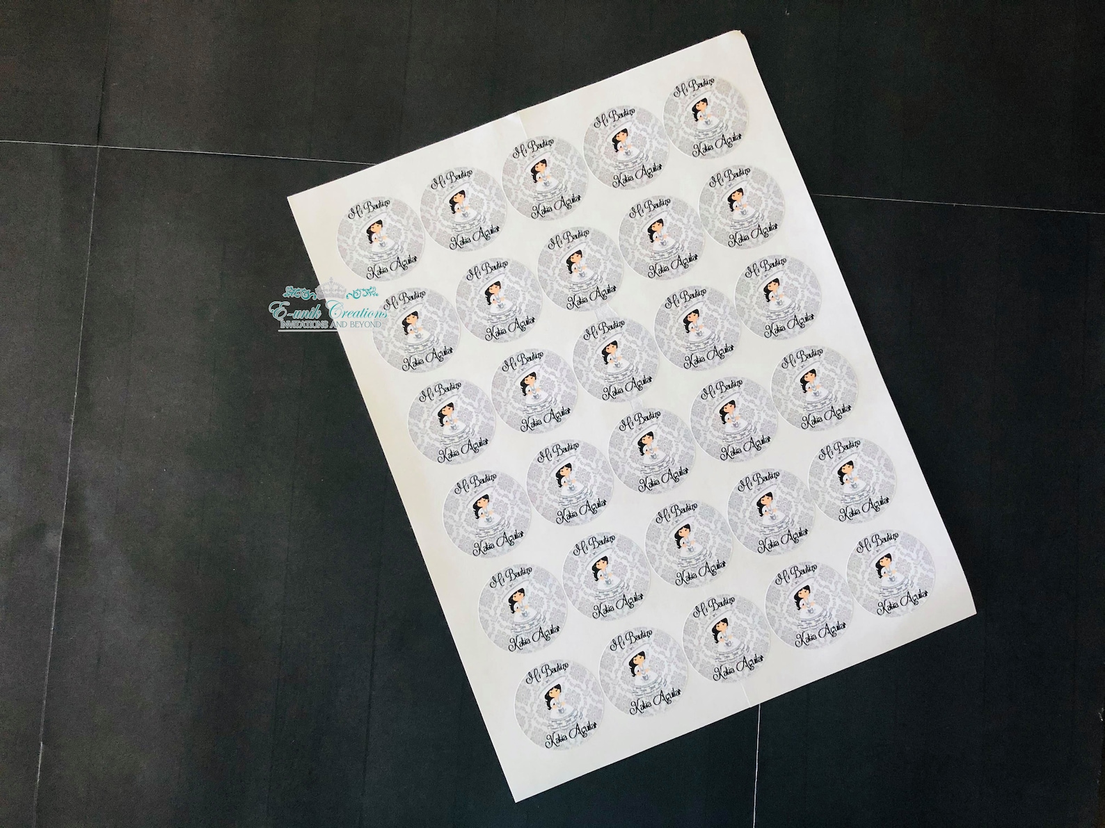 Charra Sticker Mariachi Sticker Baptism Stickers | Etsy