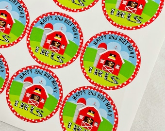 Barnyard Farm Stickers - Etsy
