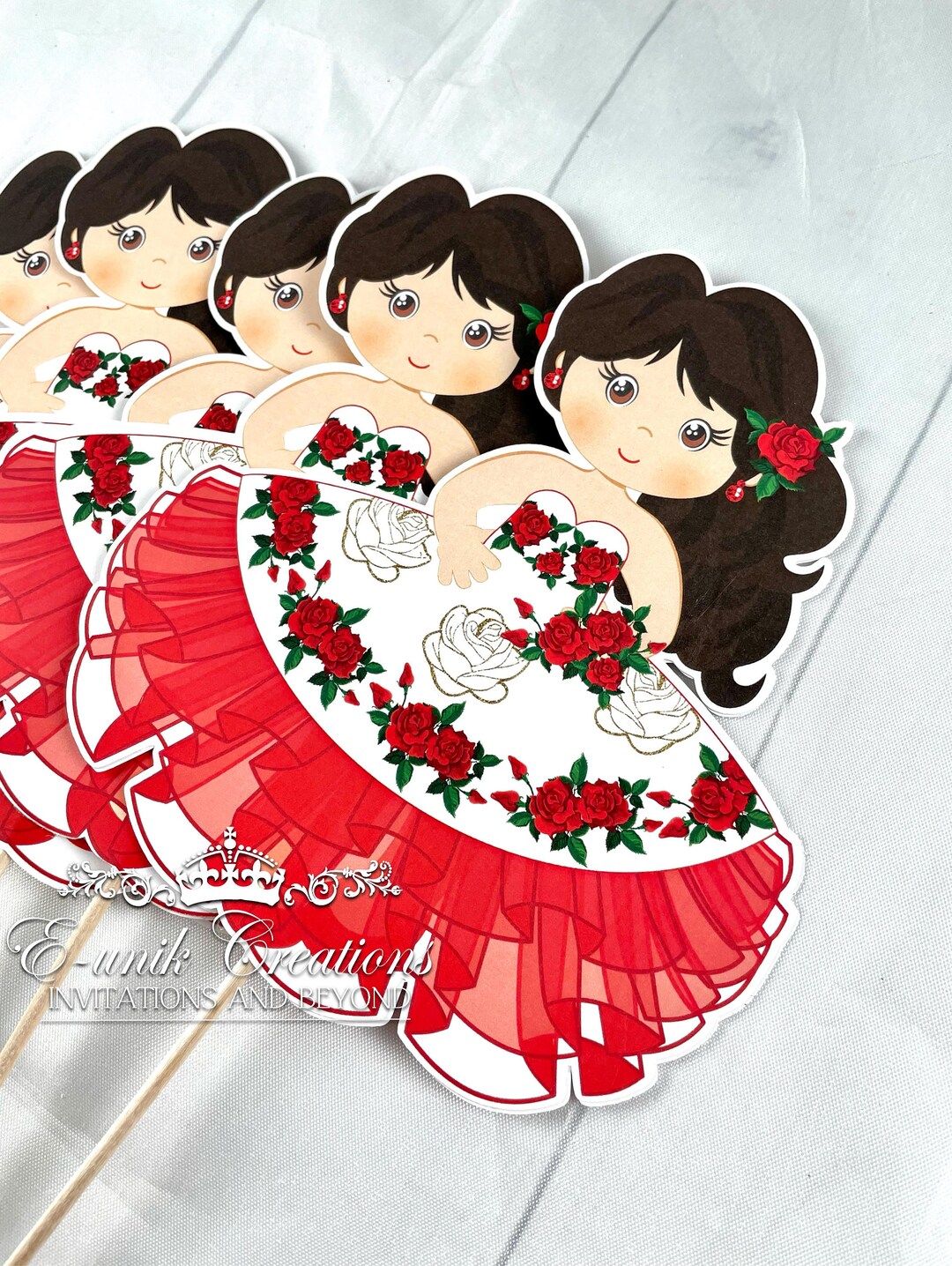 Charrita Cutouts Escaramuza Girl Mexican Fiesta Decor. GC120519 - Etsy UK