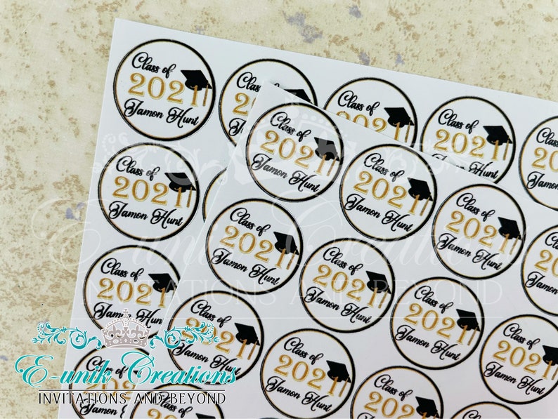 Personalized Graduation Stickers Class of 2022 Stickers - Etsy