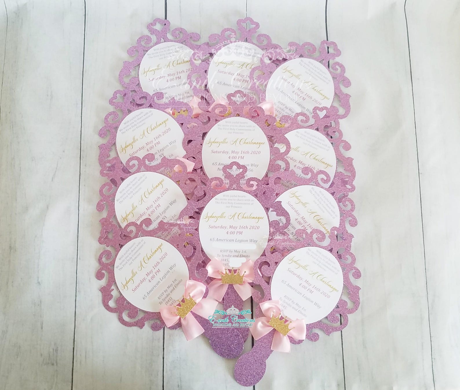 Princess Mirror Invitation Cut File: SVG, PNG, PDF (digital Download ...