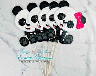 Panda Centerpieces - Etsy