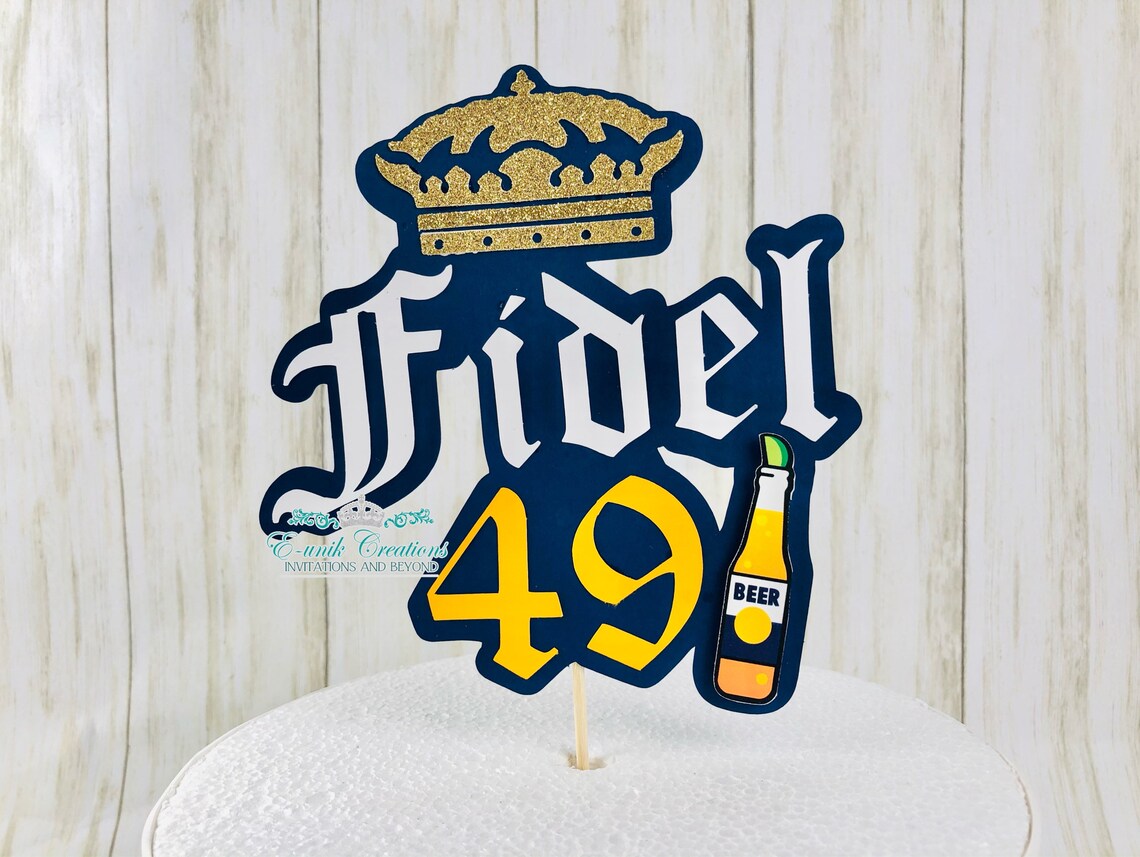 Beer Cake Topper Corona Cake Topper Beer Birthday Party - Etsy