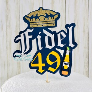 Beer Cake Topper Corona Cake Topper Beer Birthday Party - Etsy