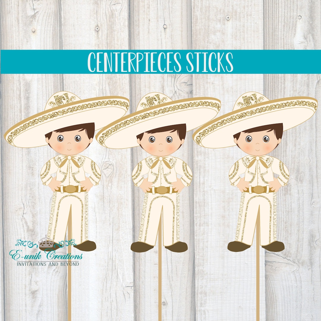 Charro Cutouts, Charro Centerpieces, Toddler Charro Decor, Charro ...