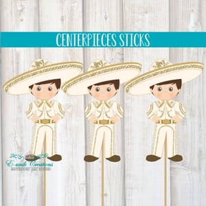 Charro Centerpieces for Baptism Decor, Set of 5 - Etsy