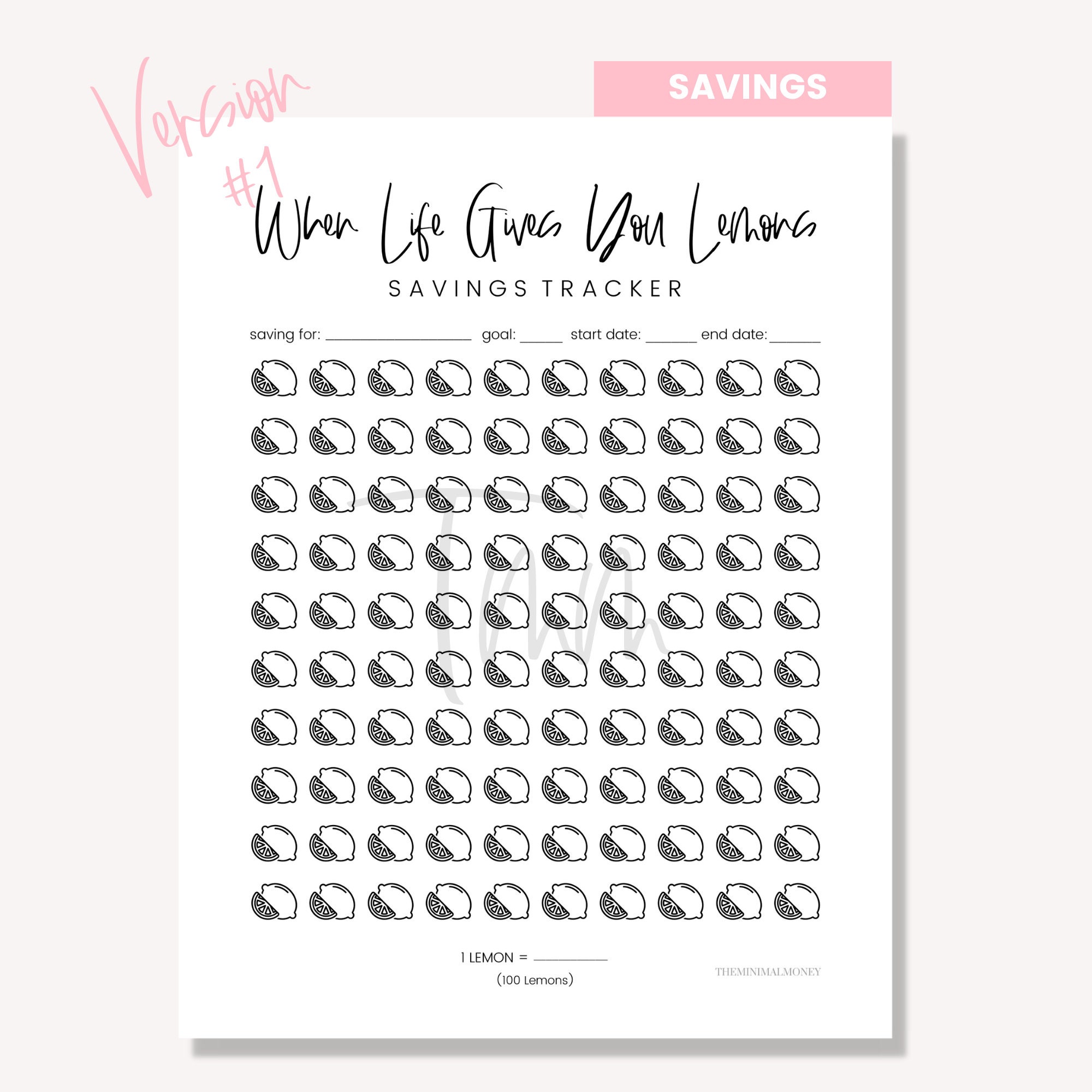 Savings Tracker Coloring Sheet Bundle Savings Challenge - Etsy Ireland