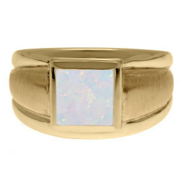 Mens October Birthstone Pinky Ring - Etsy