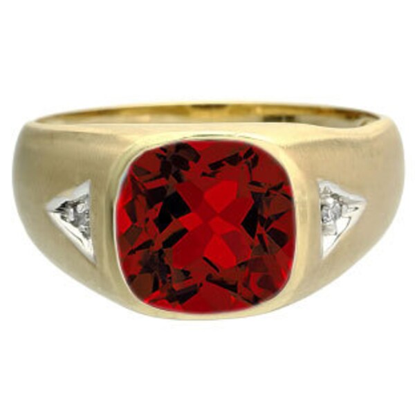 Mens Garnet Ring - Etsy
