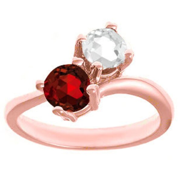 Two Stone Ring - Etsy