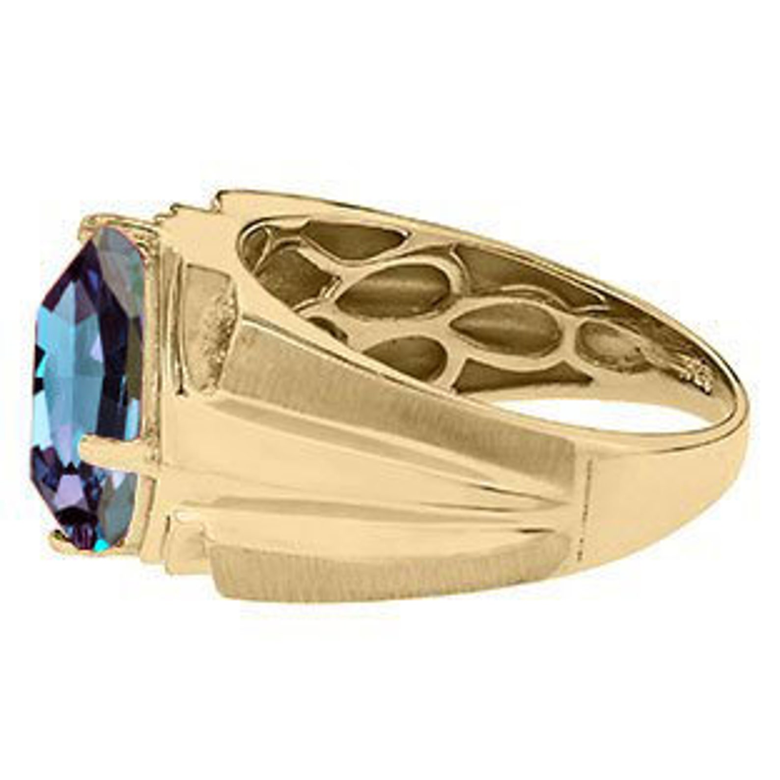 Large Mens Alexandrite Ring Mens Gem Stone Rings Mens - Etsy