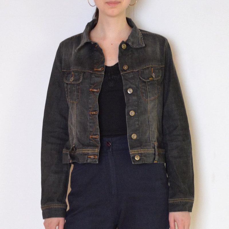 Grunge Denim Jacket - Etsy