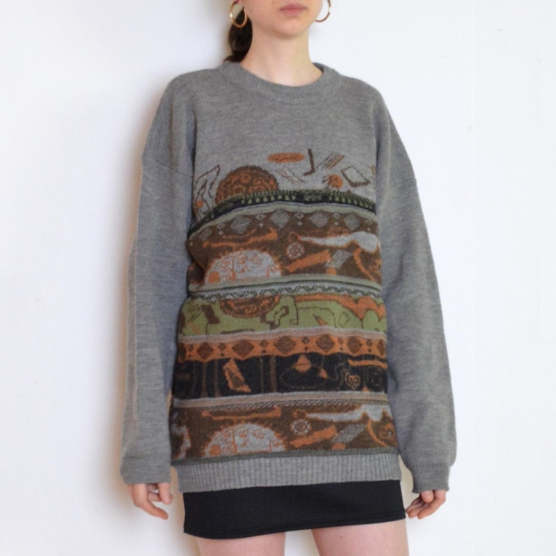 Grunge Sweater - Etsy