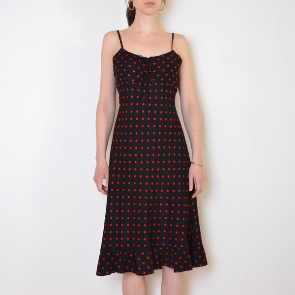 Red Polka Dot Dress - Etsy