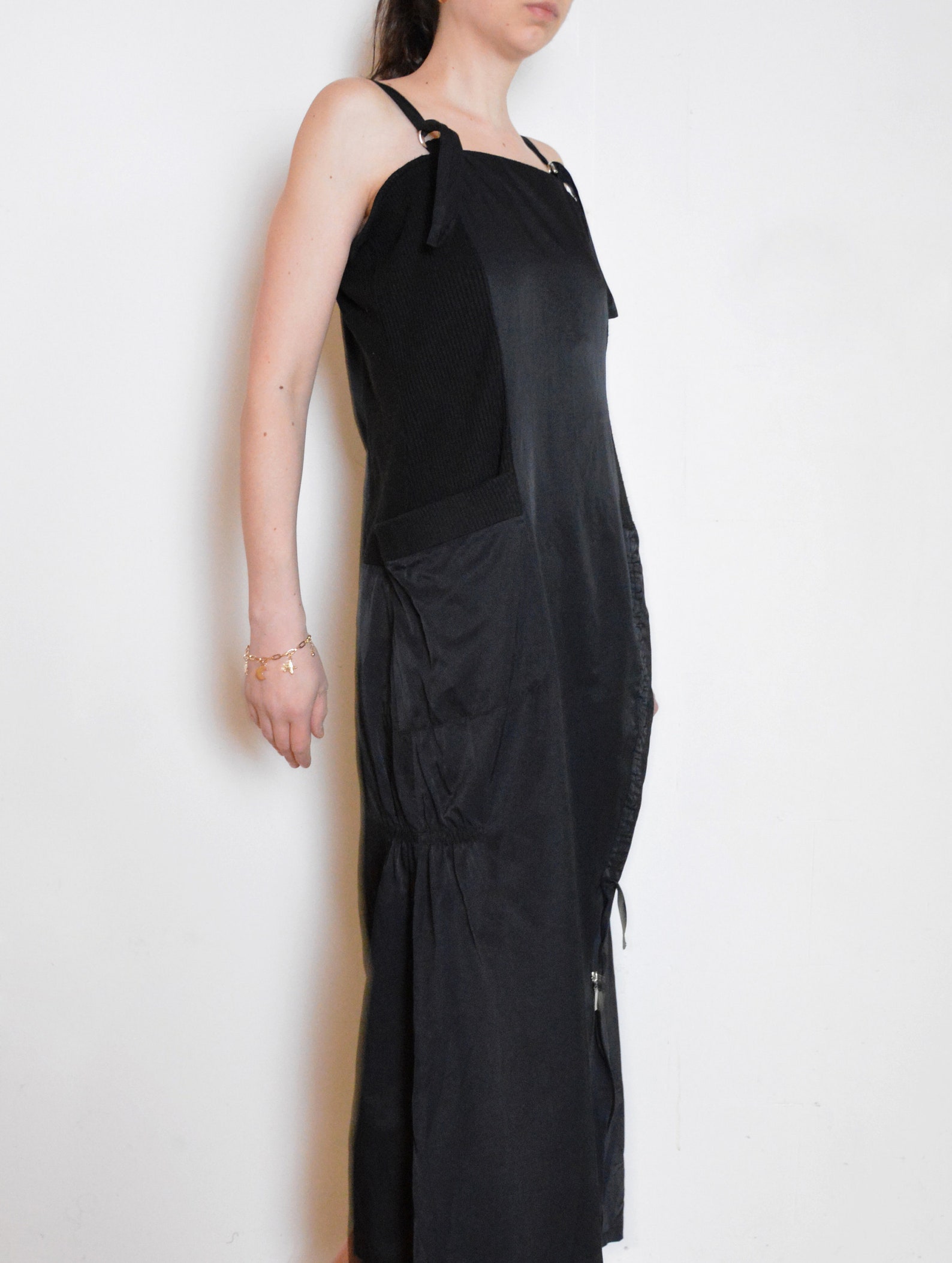Vintage Y2k French Designer Dress Joachim Bosse Mixed Fabrics - Etsy