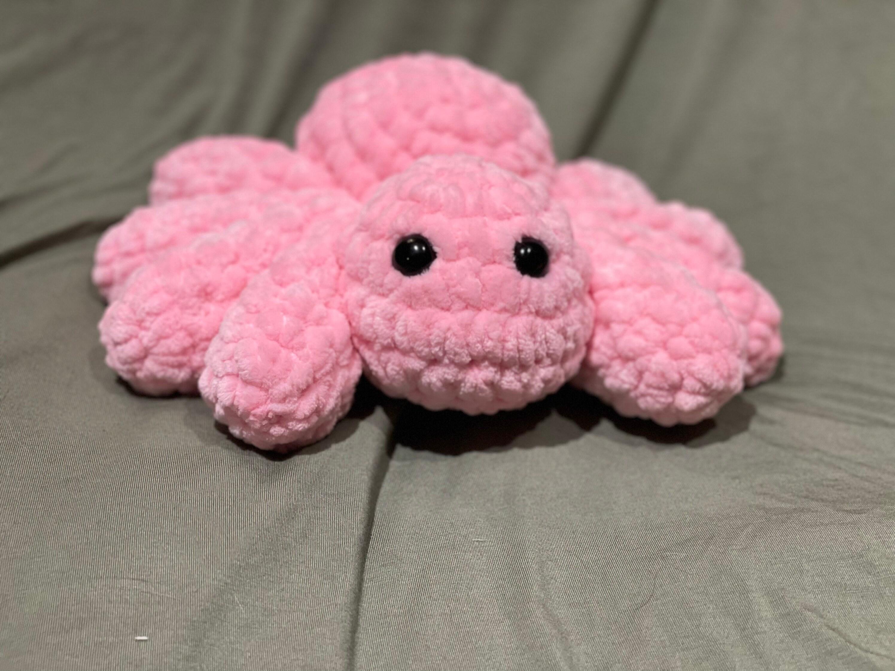 Crochet Pastel Pink Spider Plushie - Etsy