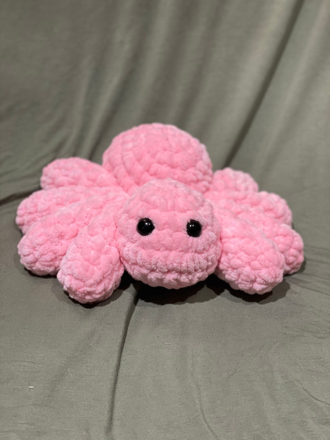 Crochet Pastel Pink Spider Plushie - Etsy