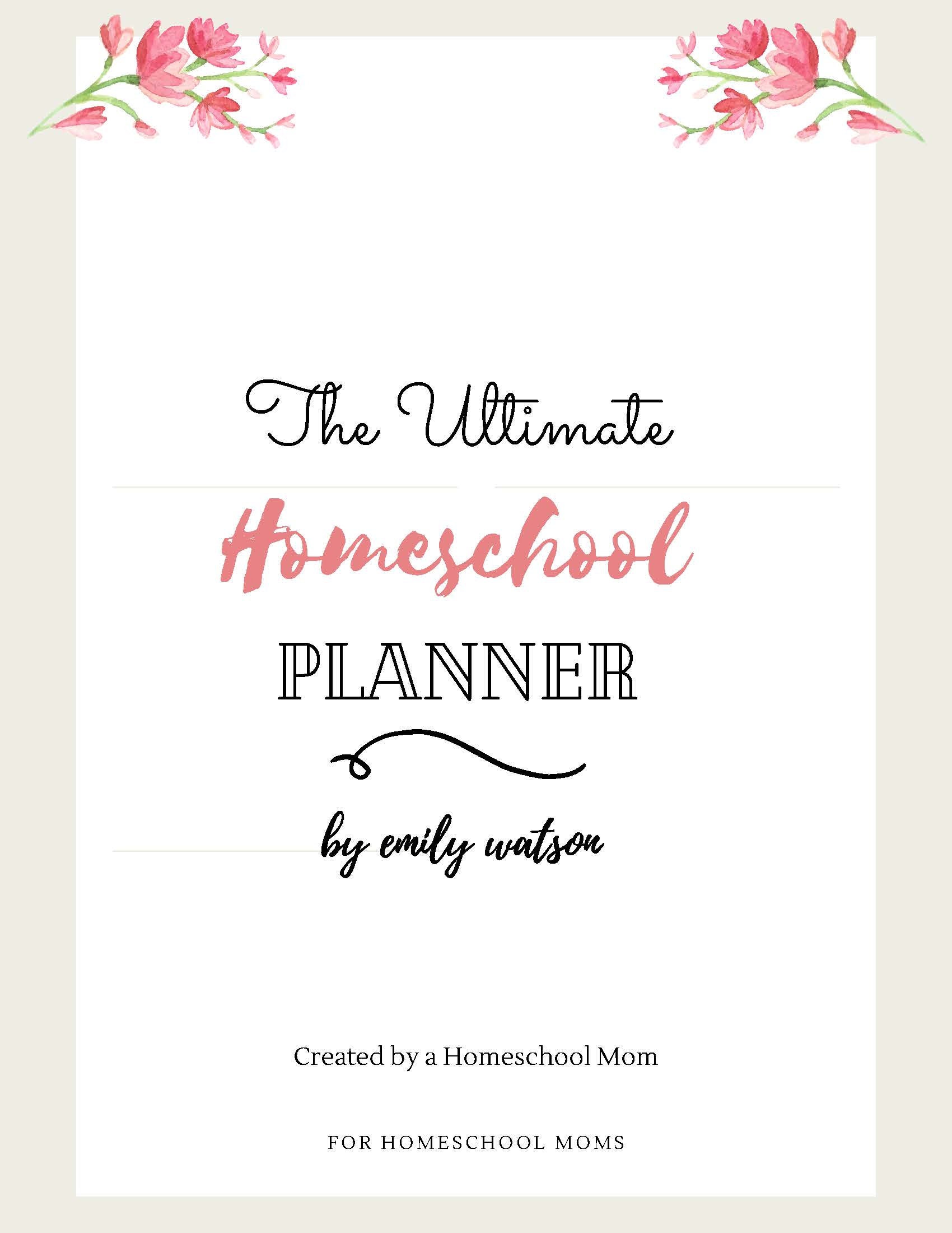 The Ultimate Homeschool Planner & Gradebook - Etsy