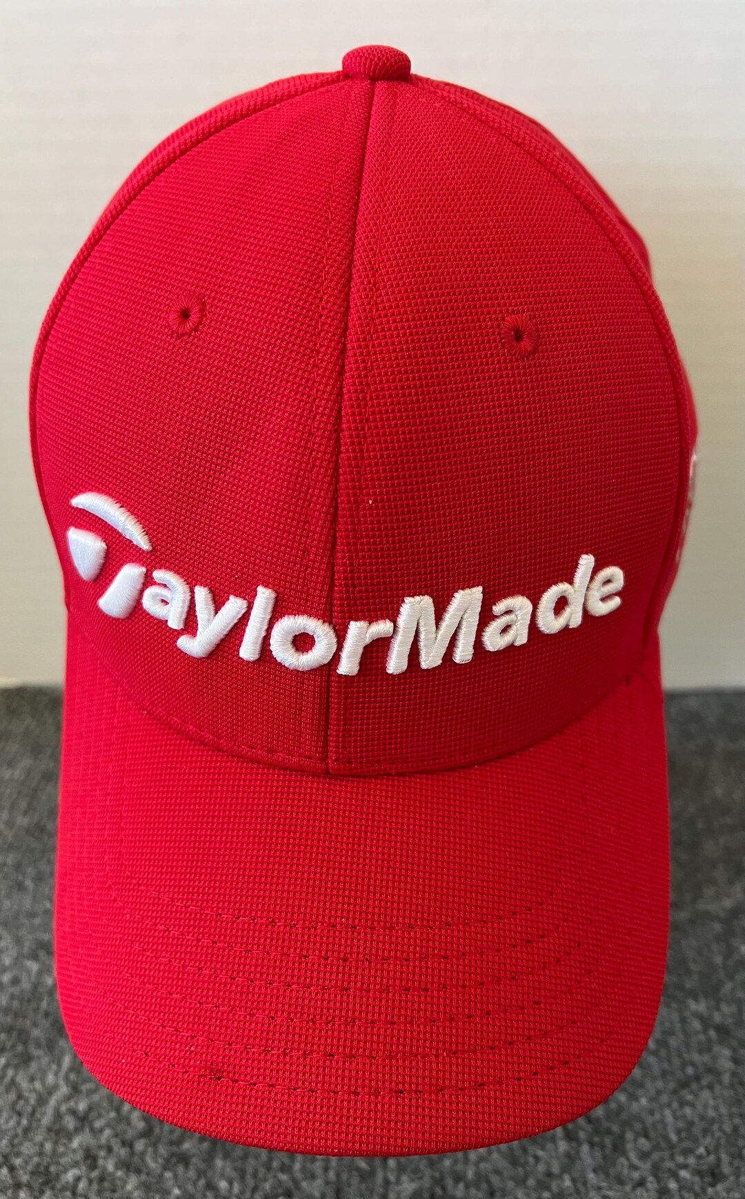 Taylormade Golf Hat Red White 3D Logo SLDR Tour Preferred Golfer ...