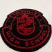 Sackville High School VTG Felt Patch 4.75” Black Red School Crest ...