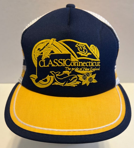 Vintage 3 Stripe SnapBack Hat “Classic Connecticut” B… - Gem