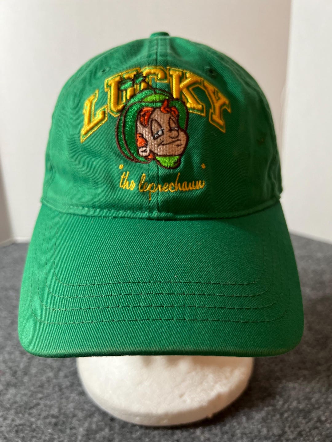 Lucky Charms Hat Green lucky the Leprechaun Embroidered Cereal Promo ...