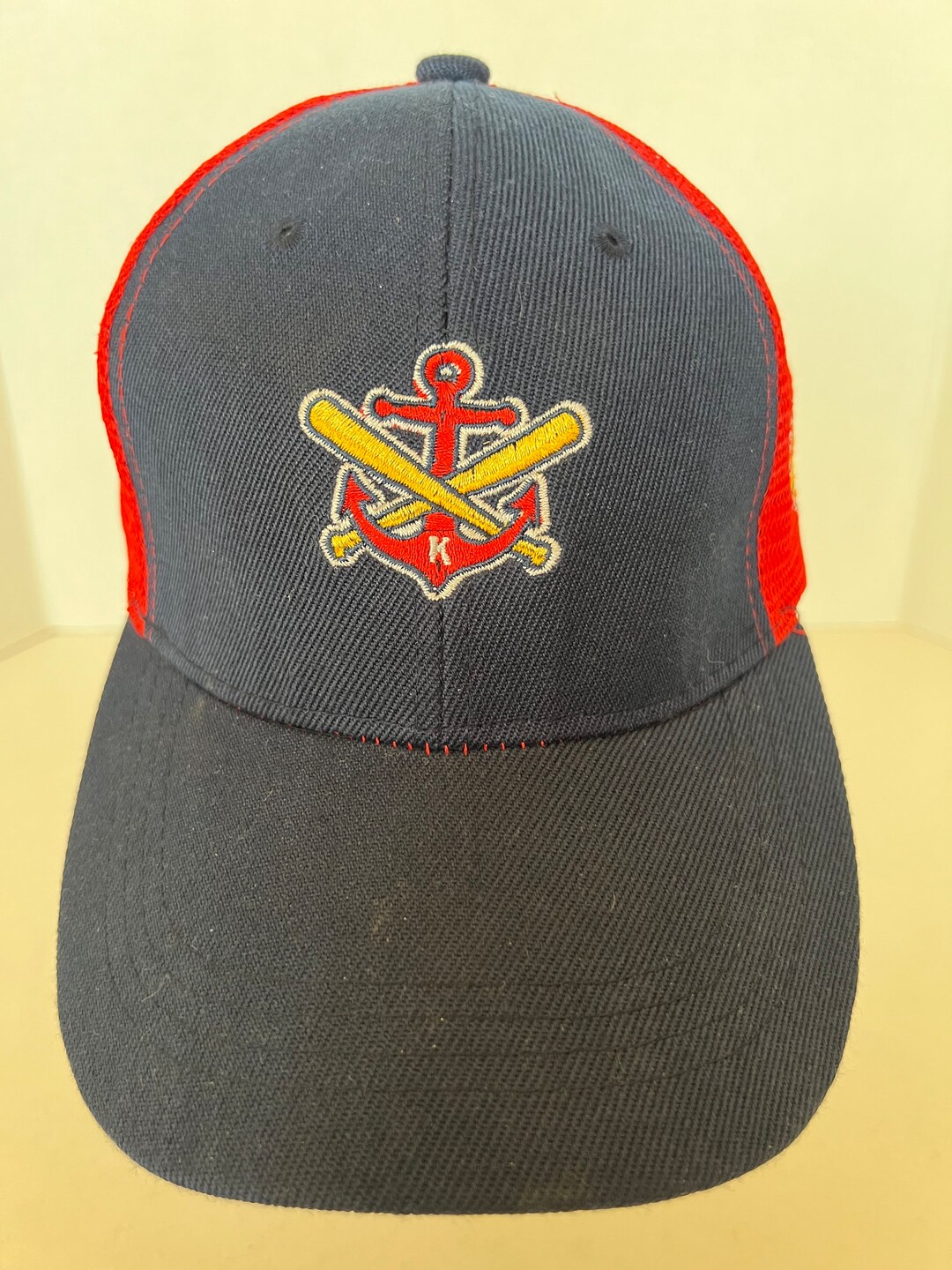Kenosha Kingfish Hat Snapback Trucker Blue Red Logos Mesh MILB Baseball ...
