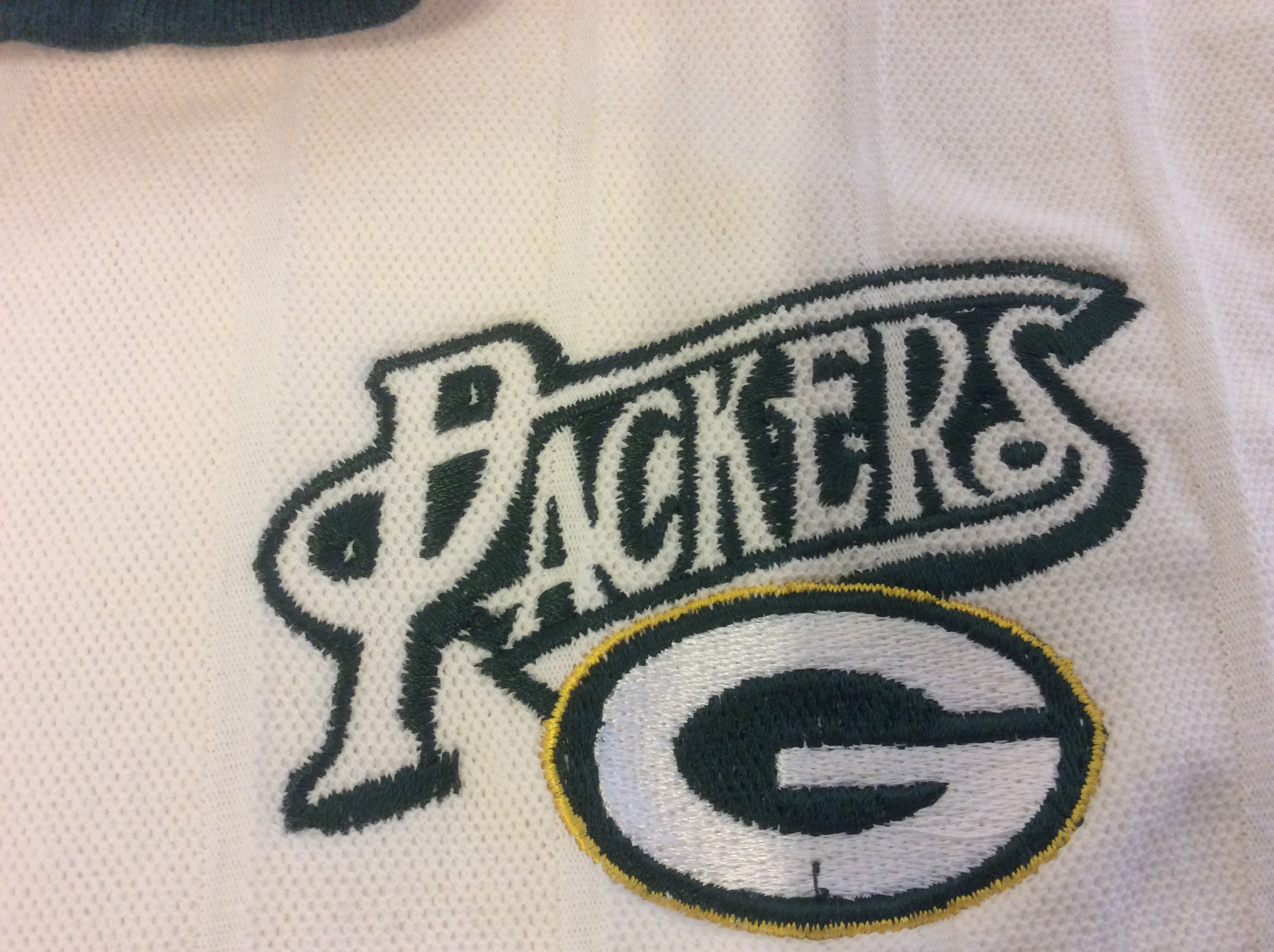 Vintage Green Bay Packers Logo Polo Camisa Marfil & Green | Etsy