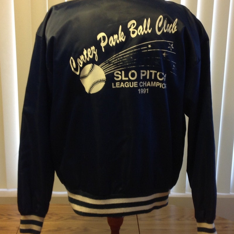 90s Baseball Jacket - Etsy
