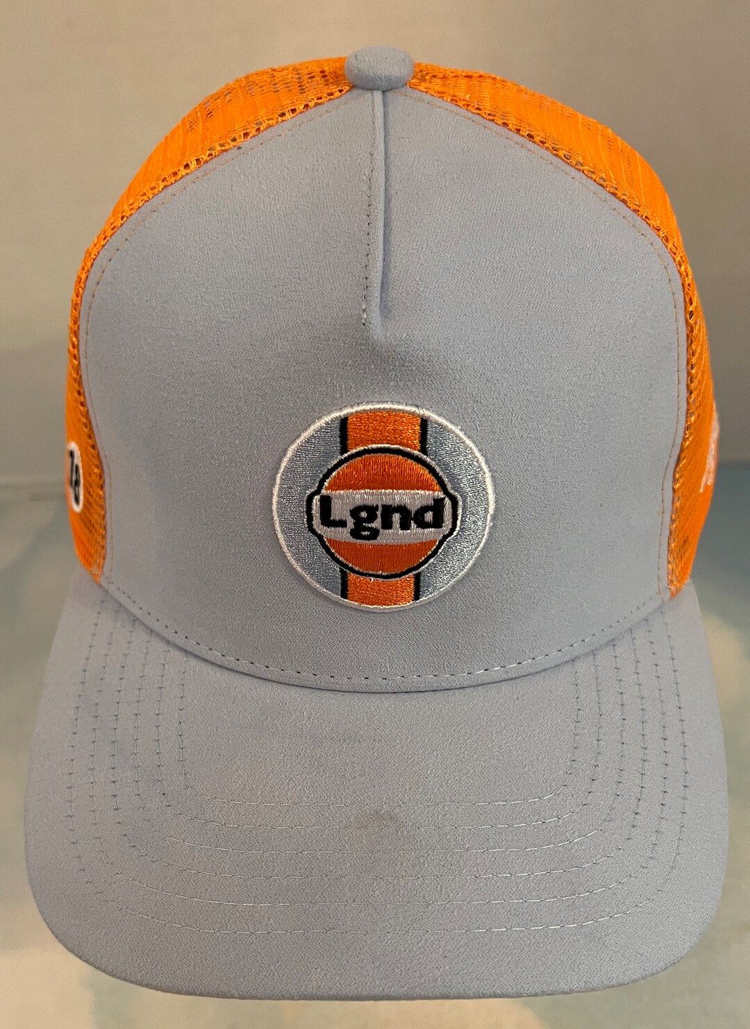 LGND Legend Supply Company Hat Snapback Blue Orange Mesh - Etsy