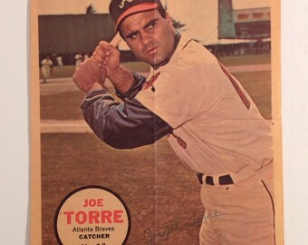 Vintage Atlanta Braves Poster - Etsy