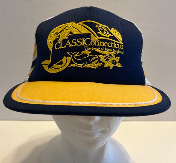 Vintage 3 Stripe SnapBack Hat “Classic Connecticut” B… - Gem