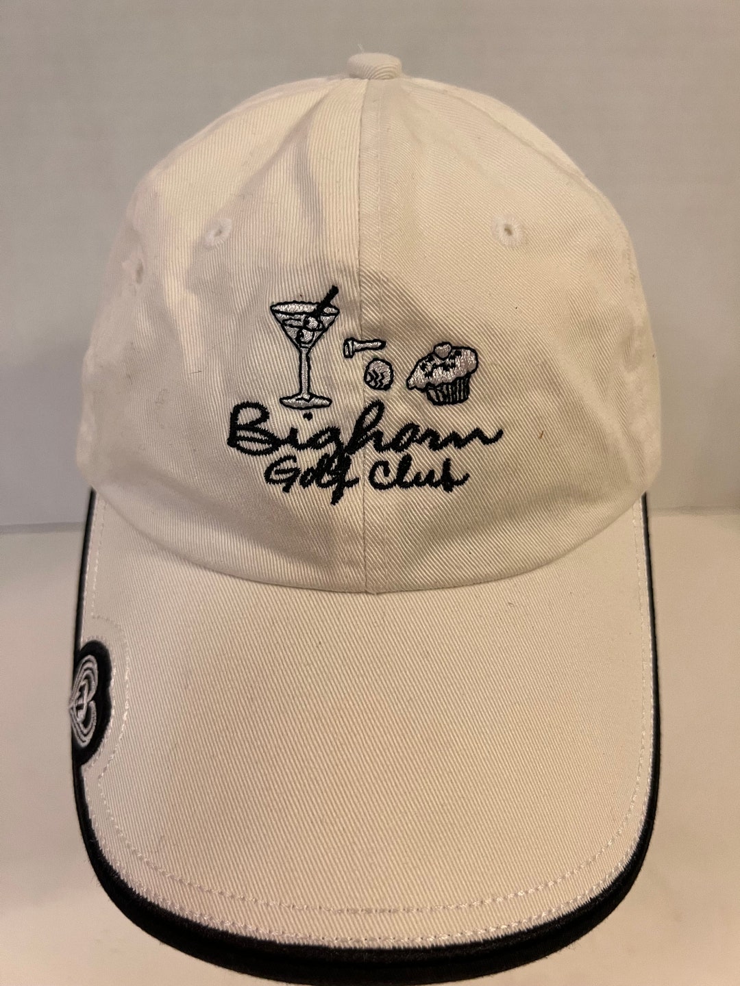 Kate Lord Golf Hat Strap Back White Bighorn Golf Club - Etsy