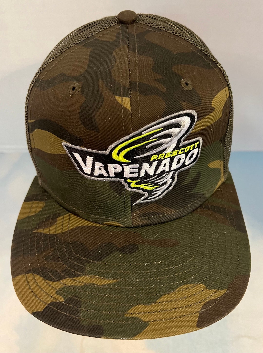 Vapenado Prescott Hat Snapback Ball Cap Green Camo Camouflage Mesh - Etsy