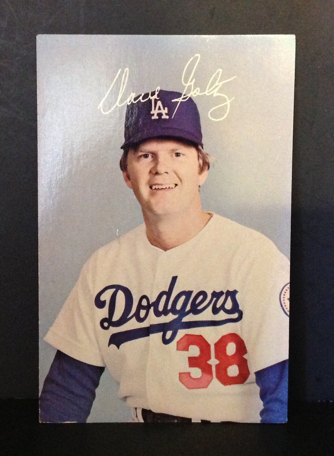Dave Goltz Los Angeles Dodgers VTG 80s Postcard Unposted MLB - Etsy